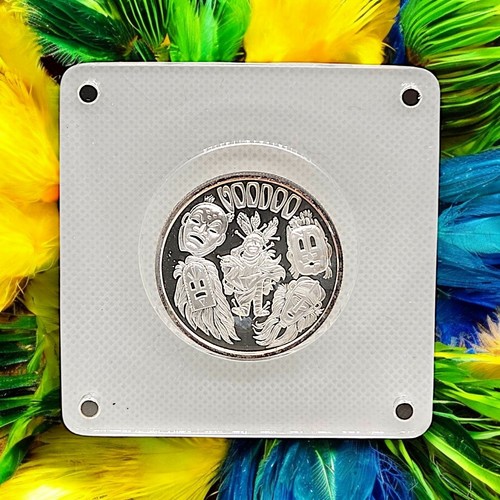Mythological Legends Voodoo 1 oz .999 Fine Vintage Silver Round ...