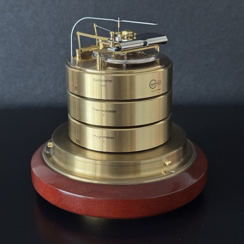 Vintage Barigo Germany Weather Station with Hygrometer Barometer ...