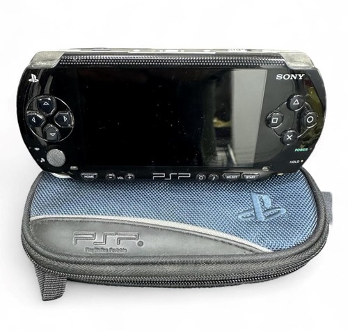 SONY PSP Black PSP-1001 With Storage Case | eBay