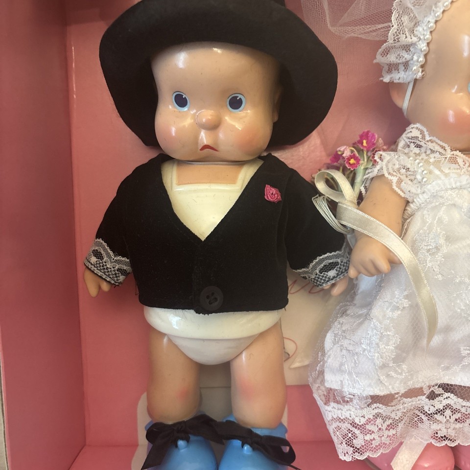 Vintage HEBee & SHEbee Limited Edition Bride & Groom Doll Set New In ...