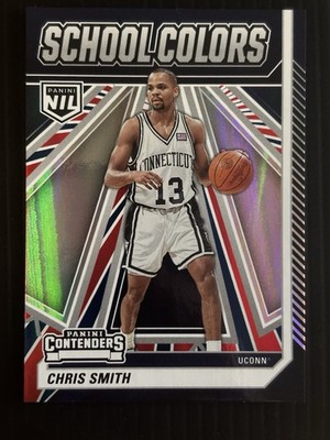 Chris Smith School Colors UCONN Contenders 2024-25 Red White and Blue ...
