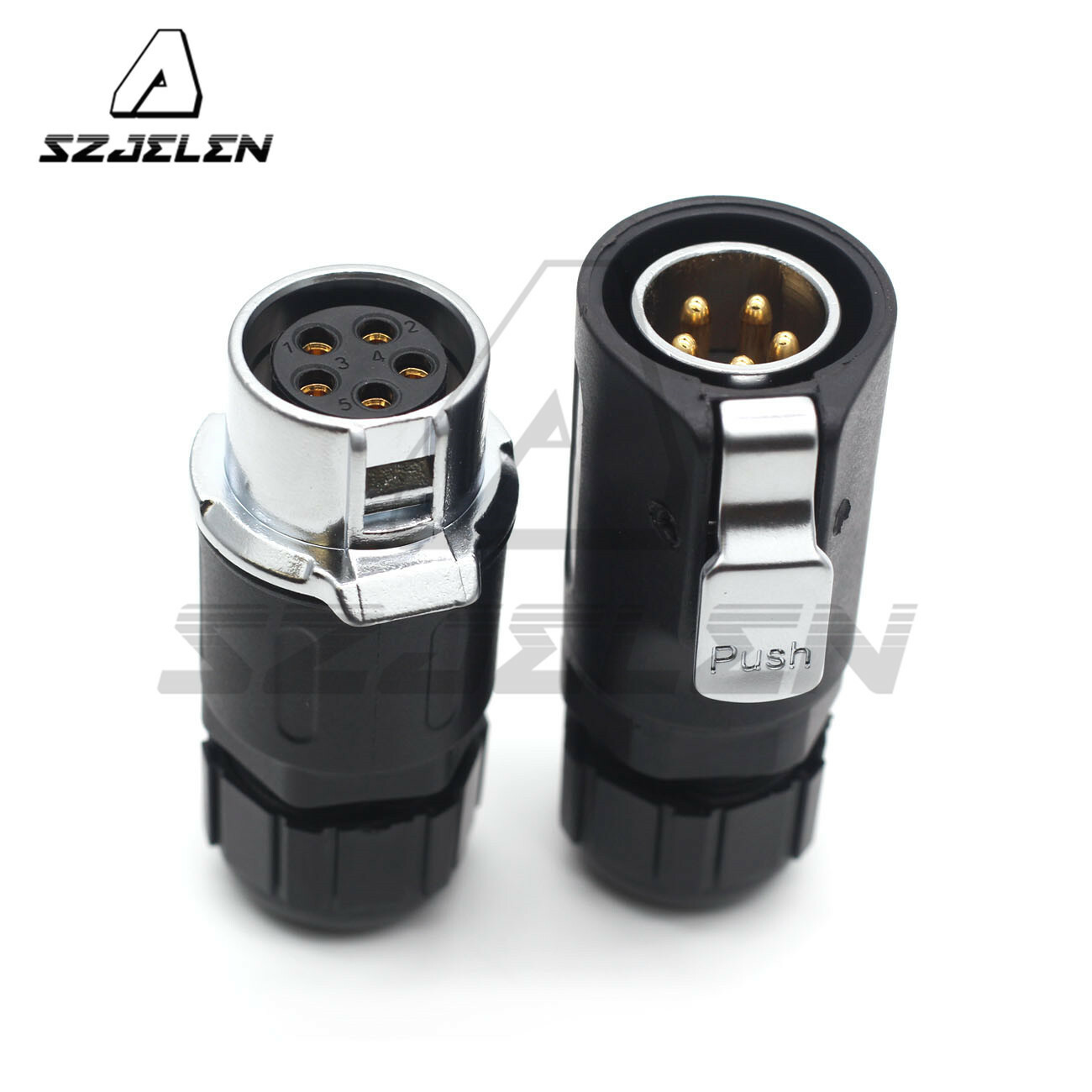 XHP20 5Pin Panel Waterproof Power Connector IP67,Electrical Cable ...