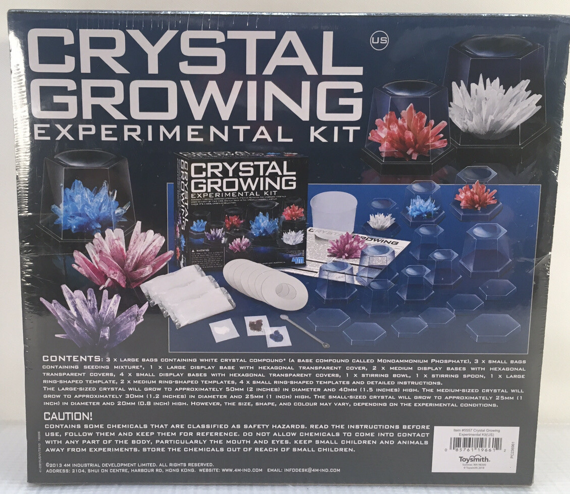 4M 5557 Crystal Growing Science Experimental Kit - Easy DIY Stem Toys ...