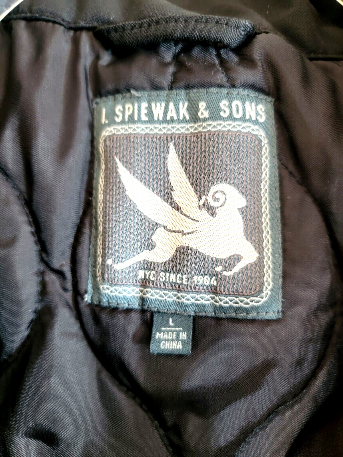 I. Spiewak & Sons Men Large Tactical Duty Jacket Blac… - Gem