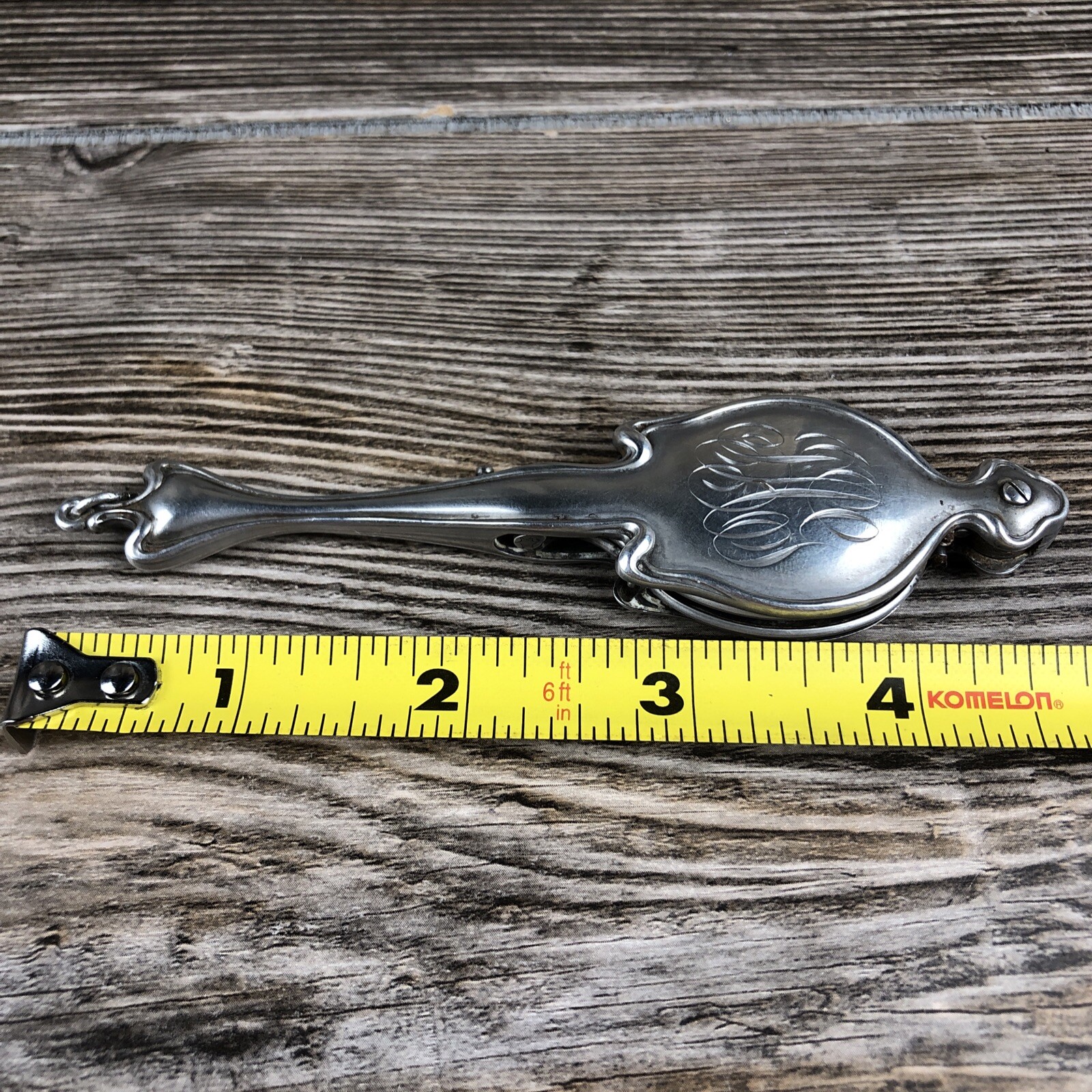 Antique Vintage Lorgnette Opera Sterling Silver Glasses Monogram ...