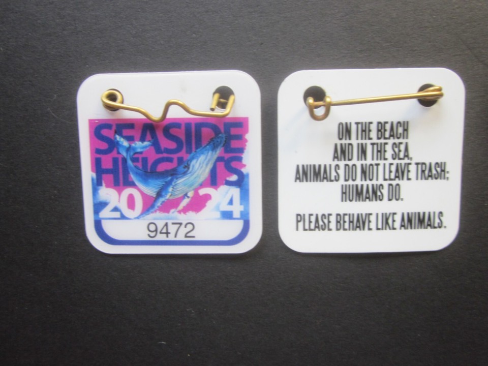 11 YEARS SEASIDE HEIGHTS NEW JERSEY SEASONAL BEACH BADGES/TAGS | eBay