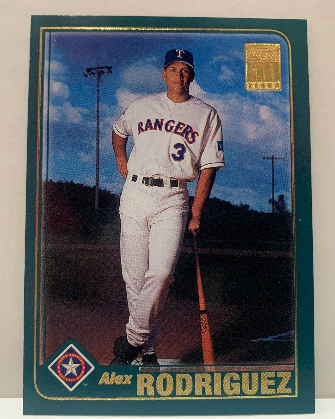 2001 Topps Baseball Alex Rodriguez Topps 50 Years Card #612 Mint | eBay