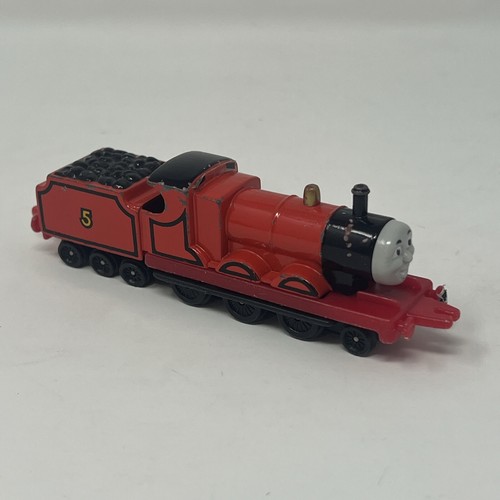 Thomas The Tank Engine & Friends James #5 1987 ERTL Diecast Train Red ...