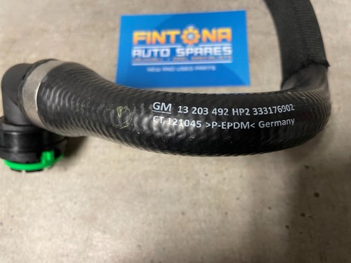 Original OEM Vauxhall Astra H 2.0 Turbo Petrol Inlet Heater Hose Pipe ...