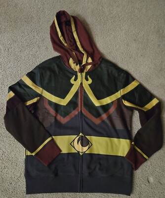 NICKELODEON AVATAR Last Airbender Azula Fire Nation COSPLAY Zip Hoodie ...