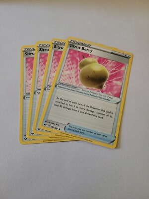 Pokemon - Sitrus Berry x4 *182/202* | eBay