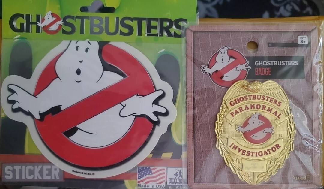 Ghostbusters Paranormal Investigator Badge Cosplay Halloween Costume ...