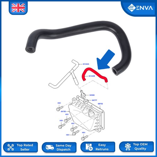 Crankcase Breather Hose Pipe For Ford Fiesta MK4 MK5 1.4 1.6 ...
