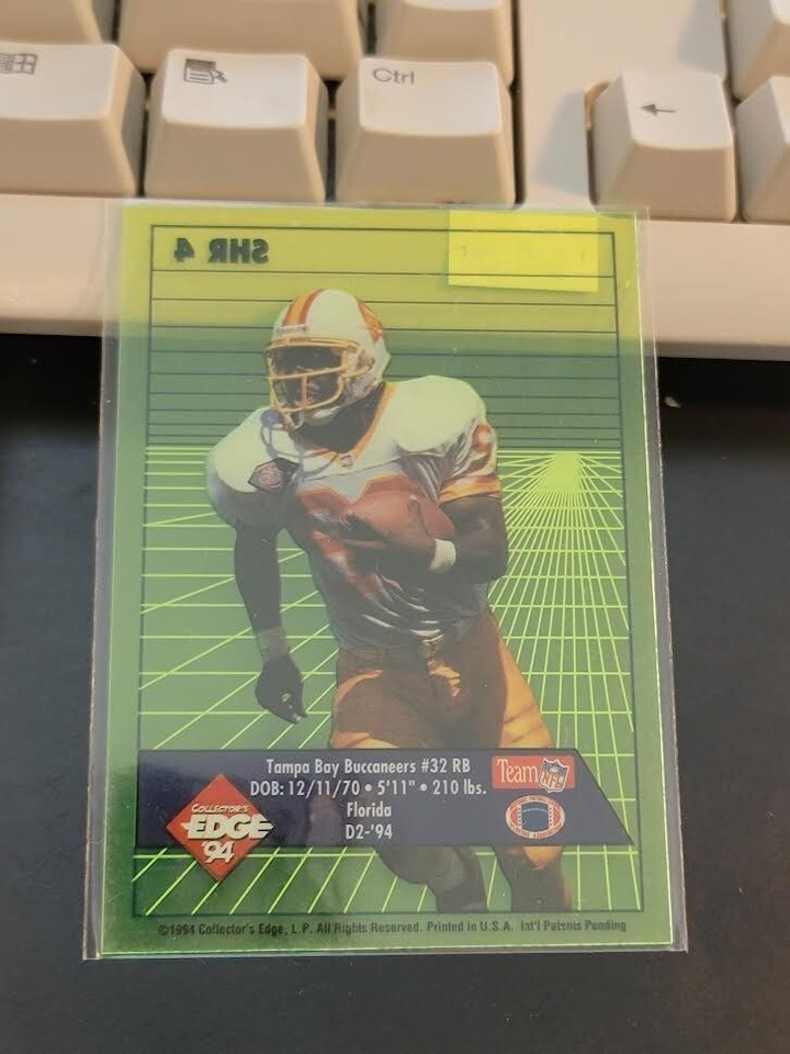 1994 Collector's Edge Boss Rookies SHR Promos Errict Rhett #SHR4 Rookie ...