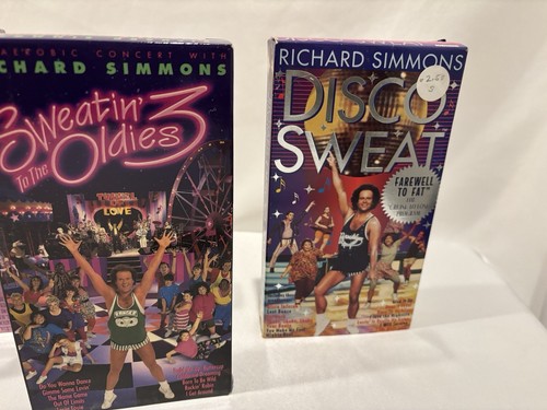 VTG Richard Simmons Workout Guru Fitness Aerobics Sweat VHS Cassette ...