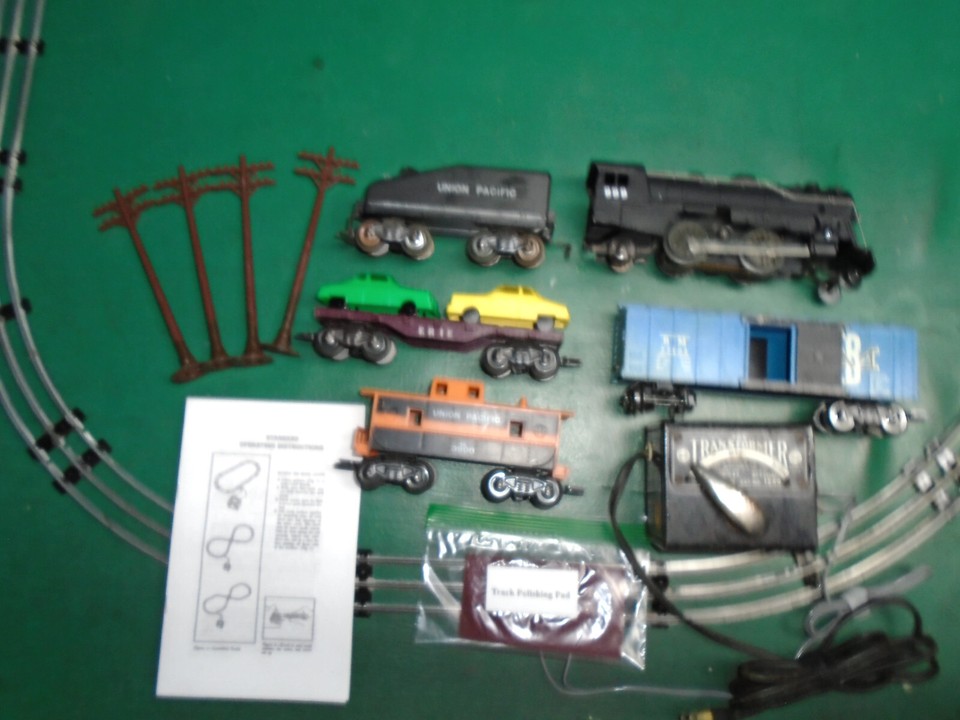 Marx #999 Die-Cast Locomotive and Complete O / O27 5 unit Freight Train ...