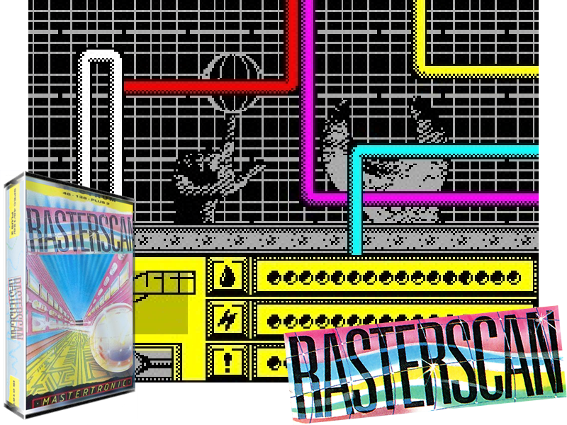 Sinclair ZX Spectrum 48K Game - RASTERSCAN - Mastertronic - Tested ...