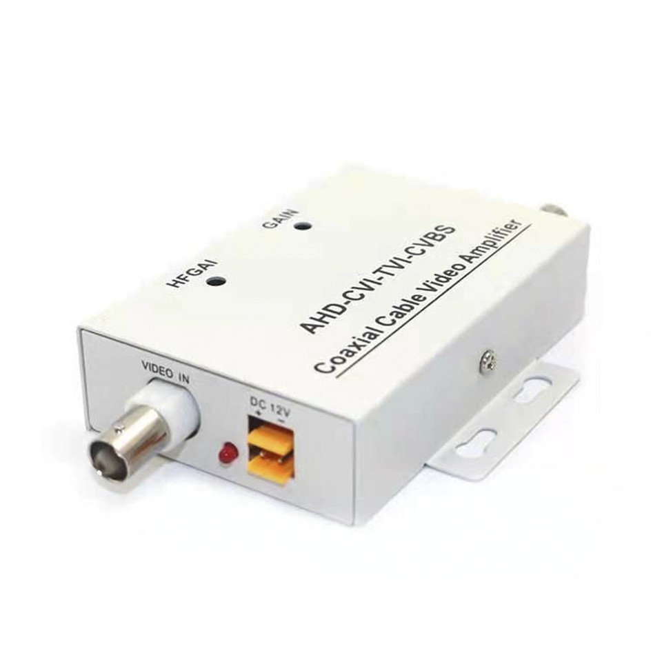 Coaxial Cable Video Amplifier 1 Channel Signal Extender Booster for ...