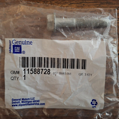 GM #11588728 HEAVY HEX ACORN FLANGE HEAD BOLT (2004-2022 GM) | eBay