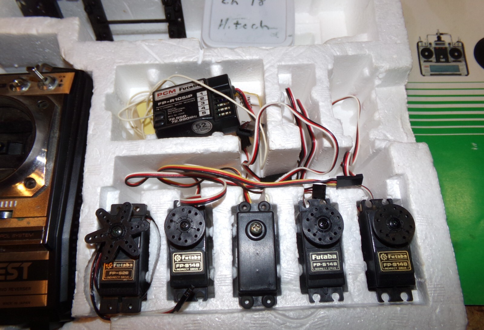vintage futaba conquest PCM FP-T5NLP RC radio control system untested ...