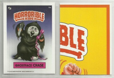 2022 Horrorible Kids 1-3 (Magic Marker) GPK Parody Sticker #19a ...