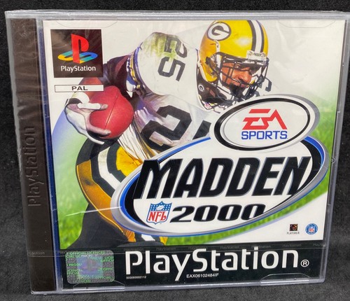 Nfl Madden 2000 New Sealed Ps1 (Uk/Fr/Ita 1999, Playstation 1) Wata ...