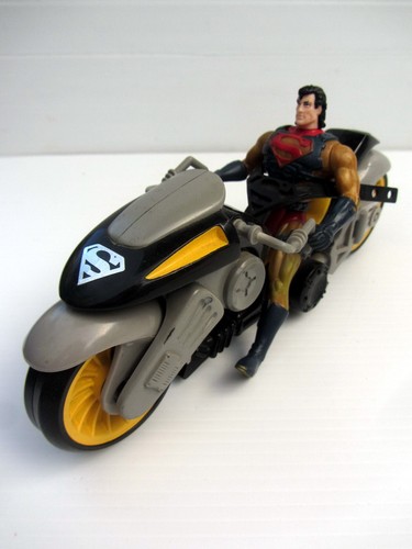 Superboy VOTYL Motorcycle (Kenner 1995) & Superman Action Figure (DC ...