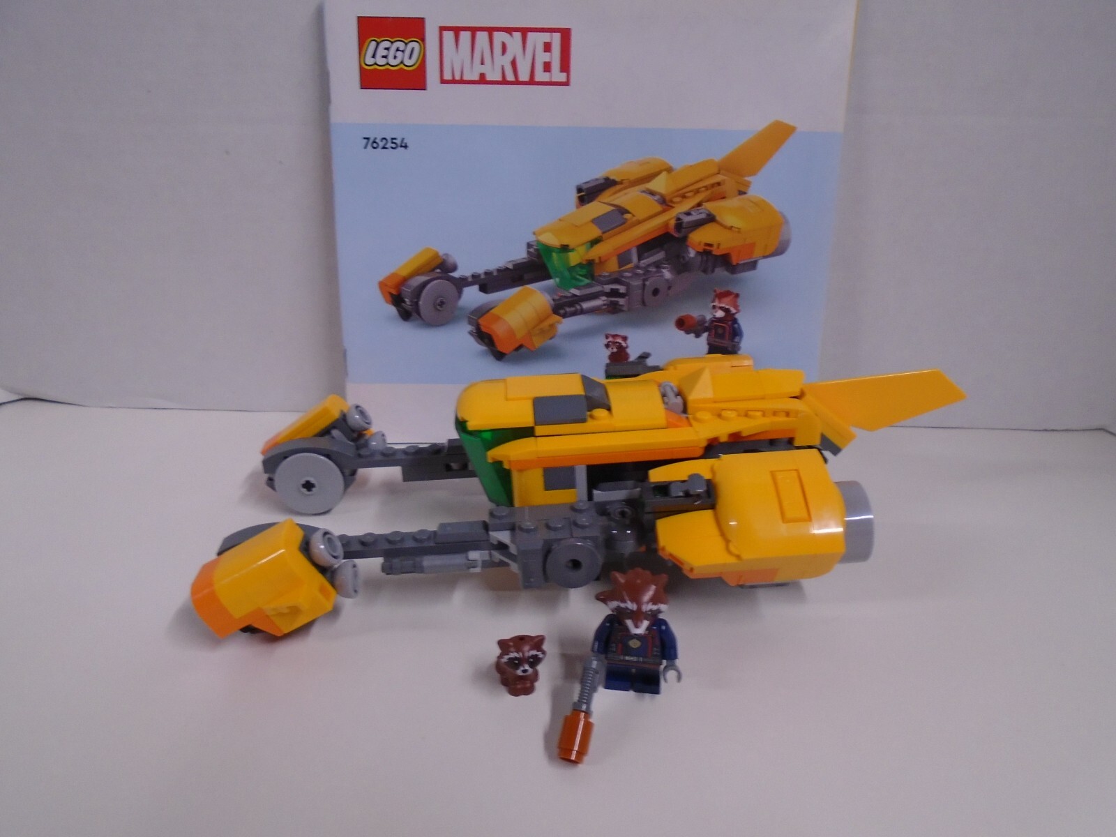 Lego 76254 Marvel Baby Rocket's Ship set 100% Complete Guardians of the ...