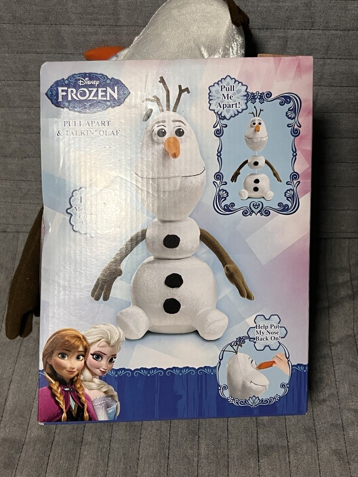 Disney Frozen Pull Apart & Talkin' Olaf Plush Stuffed Toy 14" NWT | eBay