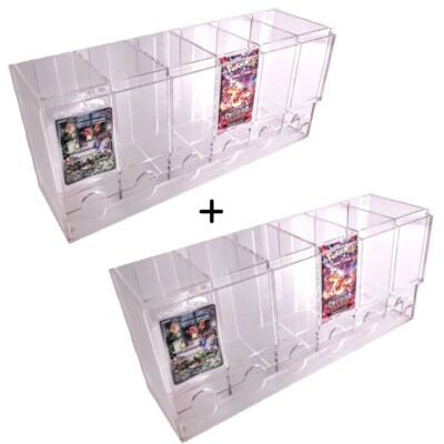 Acrylic Booster Pack Dispenser TCG Packs (6 Slot) 3/16 inch Thick ...
