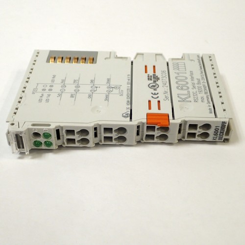 BECKHOFF KL6001 SERIAL INTERFACE RS232 CCITT V.28/DIN 66 259-1 ...