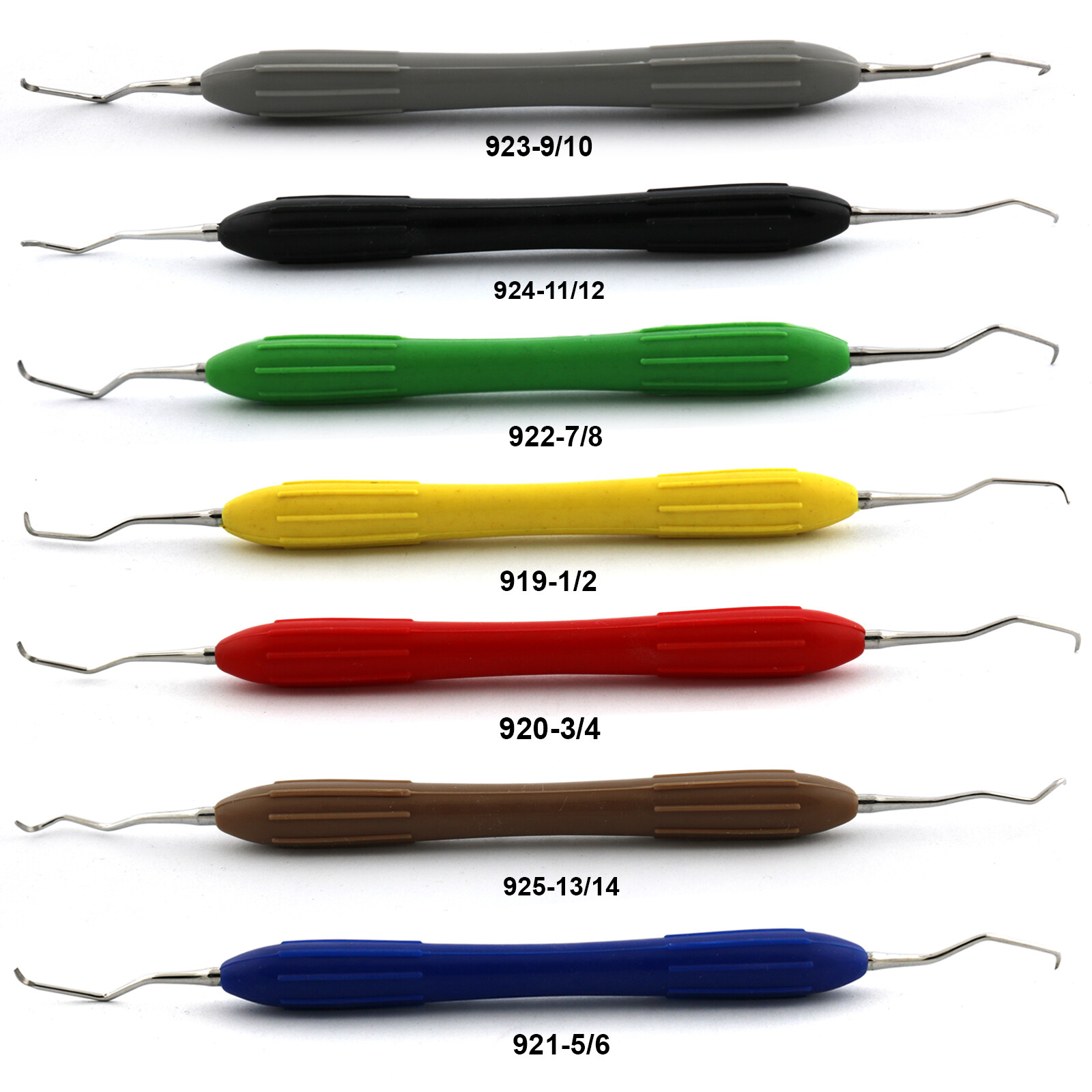 Dental Gracey Curettes Root Canal Silicon Handle SubGingival Scaling ...