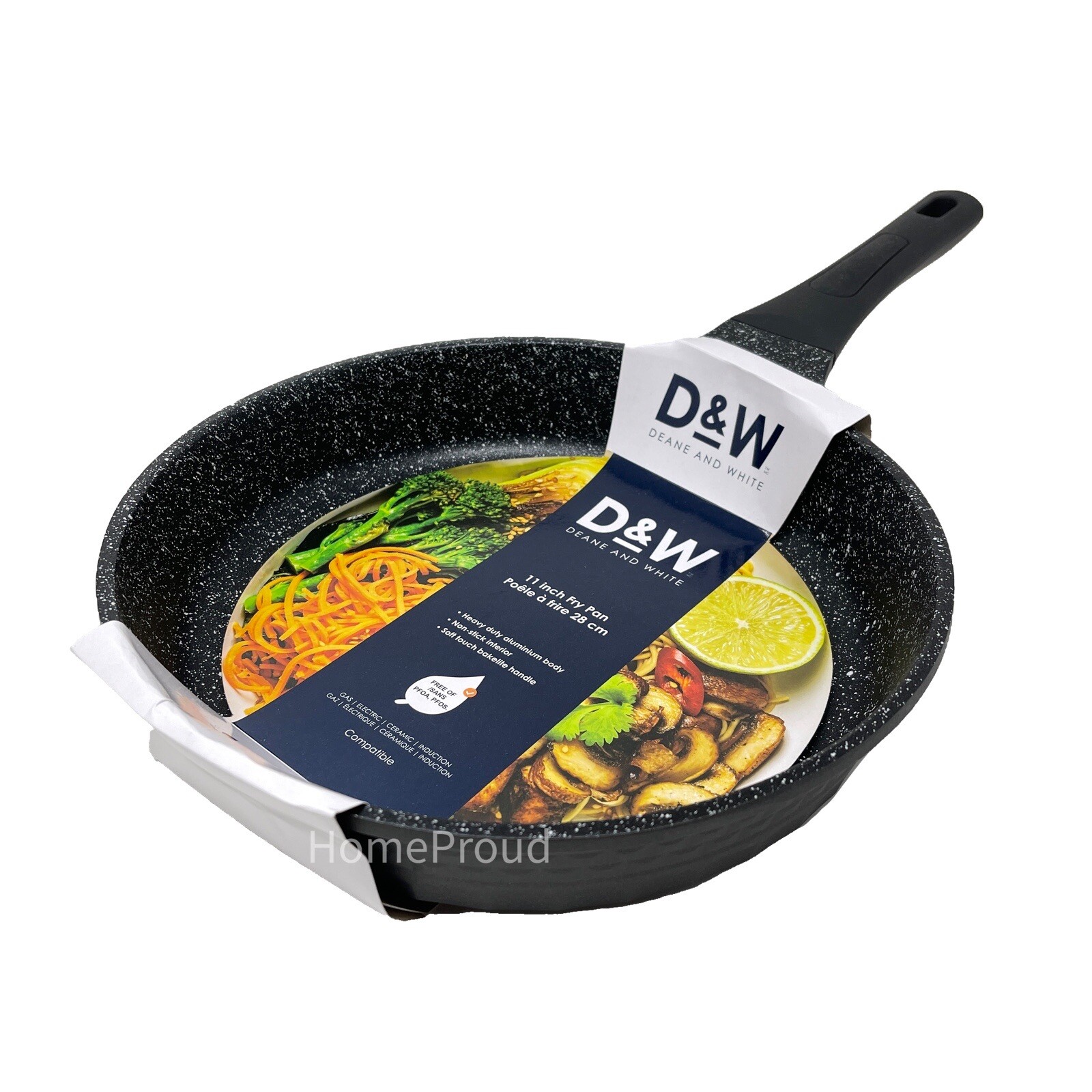 D&W Frying Pan Nonstick Skillet 11 inch Deane & White Cookware 2 Inch ...
