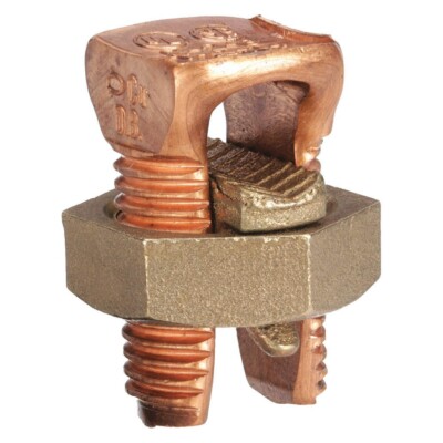 Copper Alloy Tap Conductor Split-Bolt Connector For 6 STR -2 SOL/3 STR ...