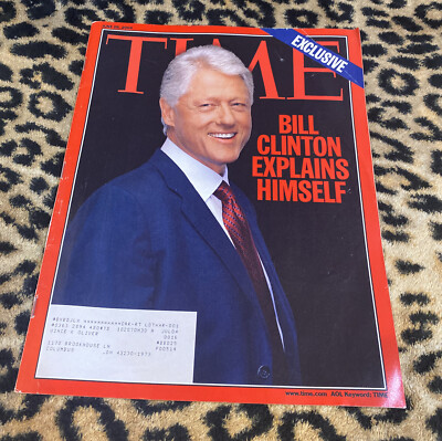 TIME MAGAZINE JUNE 28 2004 BILL CLINTON EXPLAINS HIMSELF 6 28 2004 | eBay