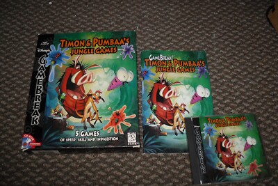 Disney’s Gamebreak Timon & Pumbaa’s Jungle Games PC BOX-MANUAL-CD Lion ...