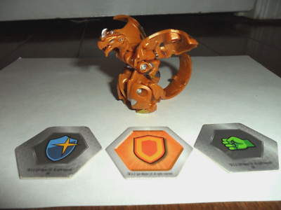Bakugan Dragonoid Aurelus Gold Geogan Rising B600 Battle Brawlers w 3 ...