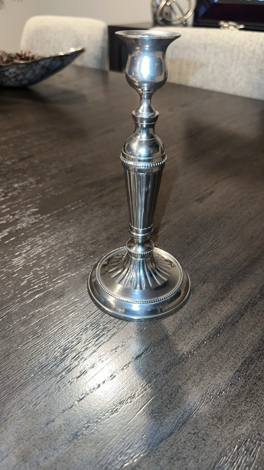 Vintage Viners Old Sheffield England Silver Plate Candlestick Hand ...