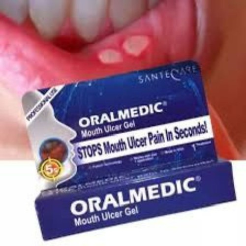 3packs Oralmedic Mouth Ulcer Gel Fast Pain Relief Treatment Canker Sore ...