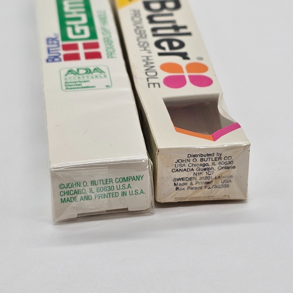 Butler Gum Proxabrush Handle 605 Comfort Grip Dental Tool Vintage ...