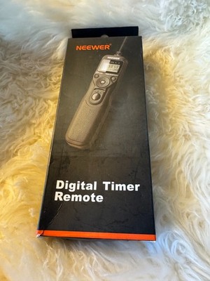 Neewer LCD Timer Shutter Release Remote Control for Canon EOS Digital ...