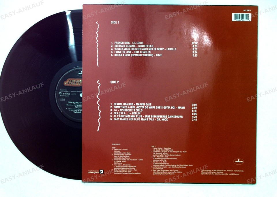 Various - French Kiss & Other Hot Songs NL LP 1989 '* | eBay UK