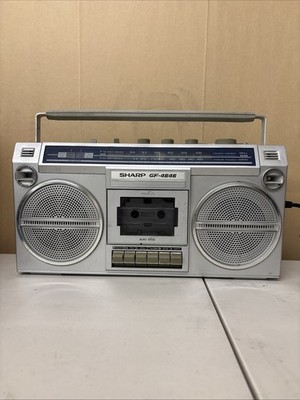1980 Sharp GF-4646 Cassette Radio Boombox. In GREAT WORKING ORDER | eBay