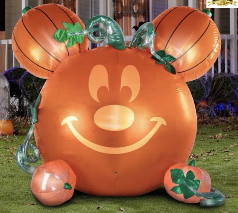 Disney Mickey Mouse Halloween 6 Ft Emoteglow Airblown Inflatable Yard ...
