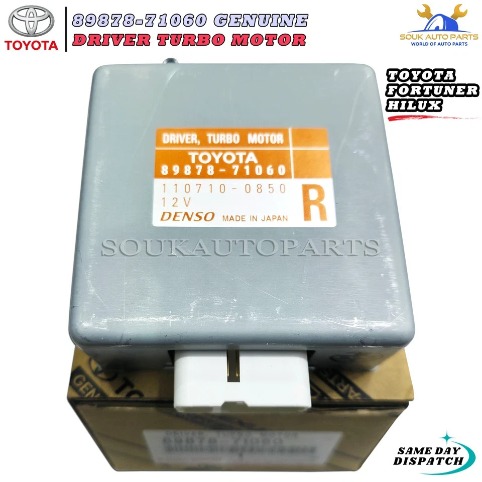 89878-71060 Genuine Toyota DRIVER TURBO MOTOR 8987871060 OEM | eBay ...