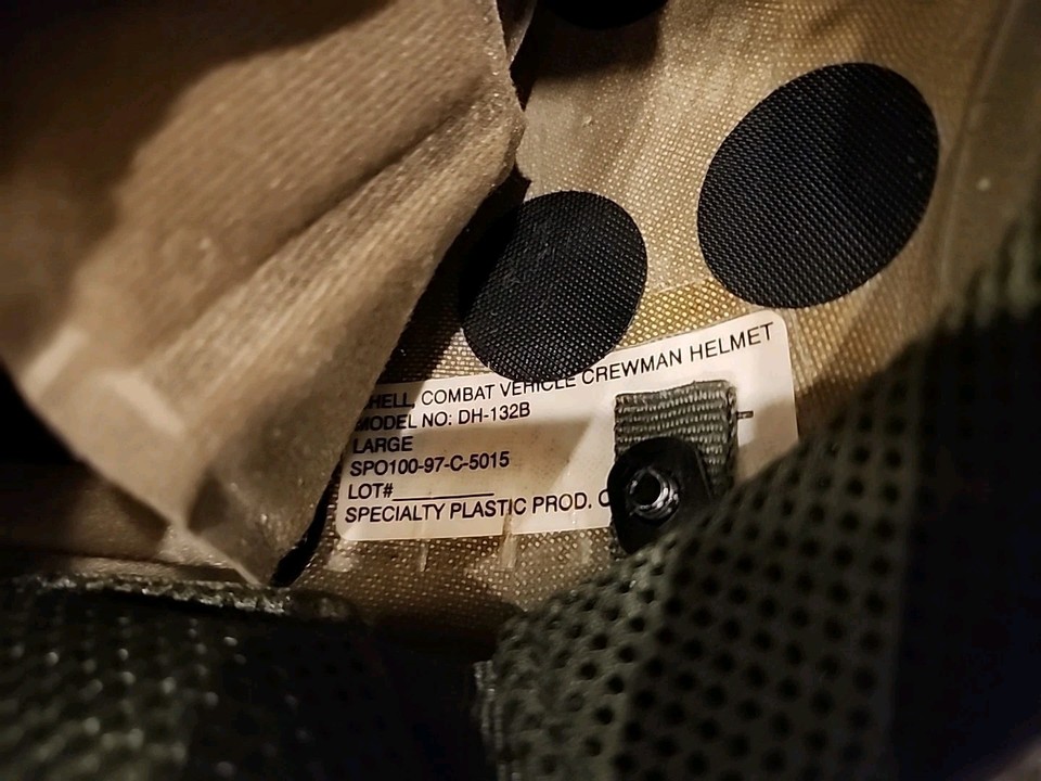 USGI NIJIIIA High Cut Helmet, with RHINO NVG MOUNT. CVC ACH ECH IHPS ...