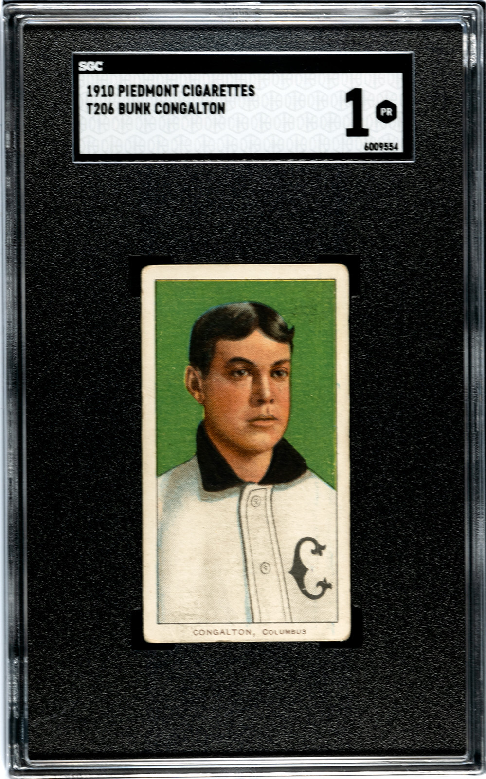 1910 T206 Bunk Congalton SGC 1 | eBay