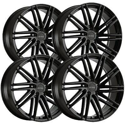 (Set of 4) Petrol P1C 18x8 5x120 +35mm Gloss Black Wheels Rims 18" Inch ...