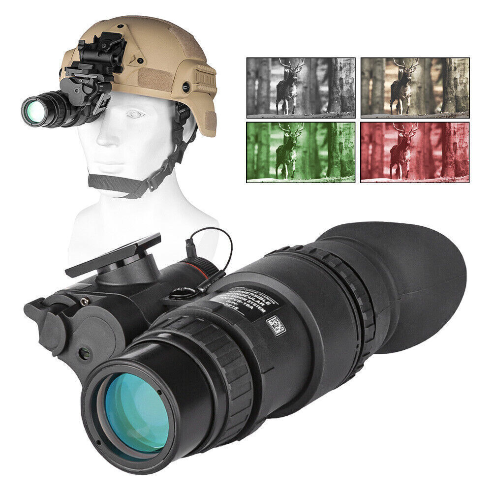 Night Vision Monocular Infrared NVG 1X32 Digital Outdoor Head Mount for ...