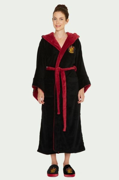 Harry Potter Gryffindor Ladies Womens Bath Robe Dressing Night Gown ...